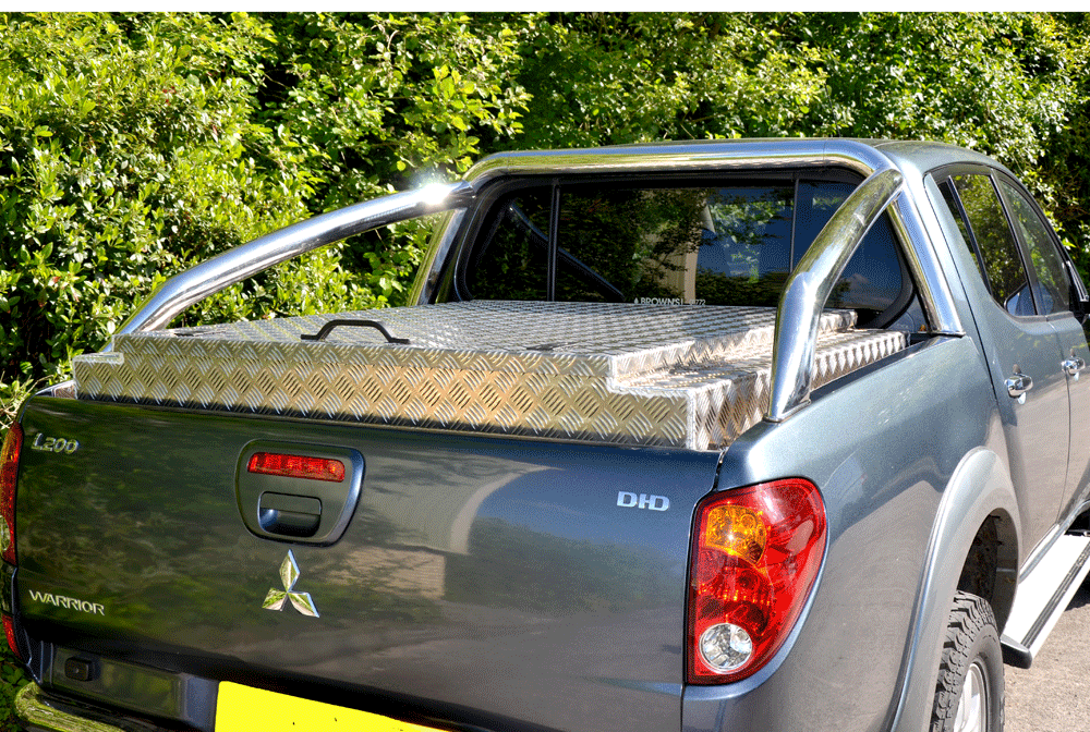 STAINLESS STEEL SINGLE HOOP SPORTS BAR FOR MITSUBISHI L200 2015 ON ...