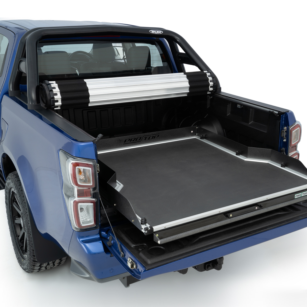 Isuzu D-Max 2025- Double Cab Ezy Roll Up Tonneau Cover | Soft Roll-Up ...