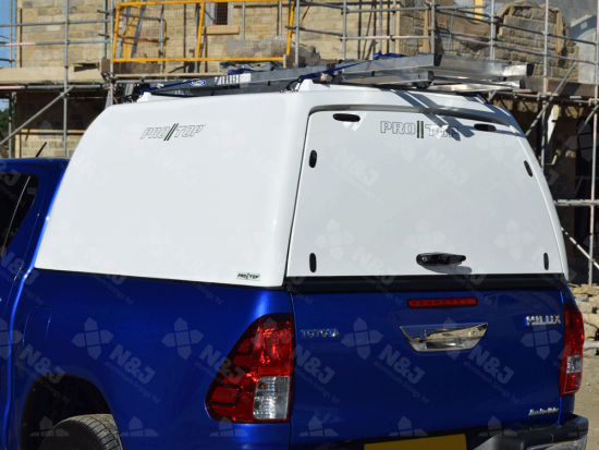 Toyota Hilux 2016 New PRO//Top ® Tradesmen Canopy High Roof Blank Sided ...