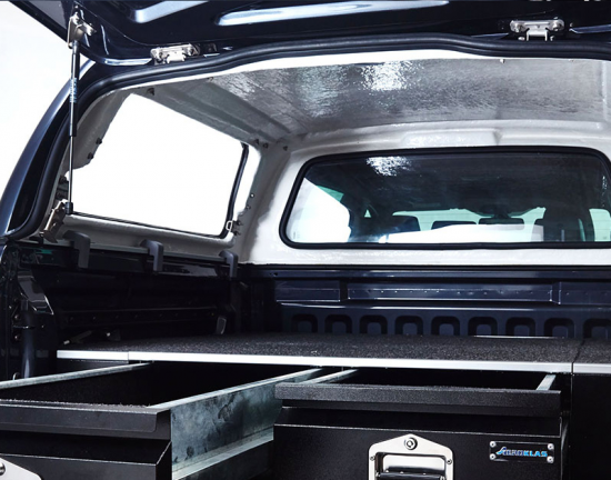 TOYOTA HILUX 2021 ON - PRO//TOP CANOPY LOW GULLWING SIDE DOORS WITH ...